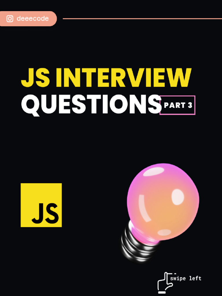 JS Interview Questions Part - 3 | PDF