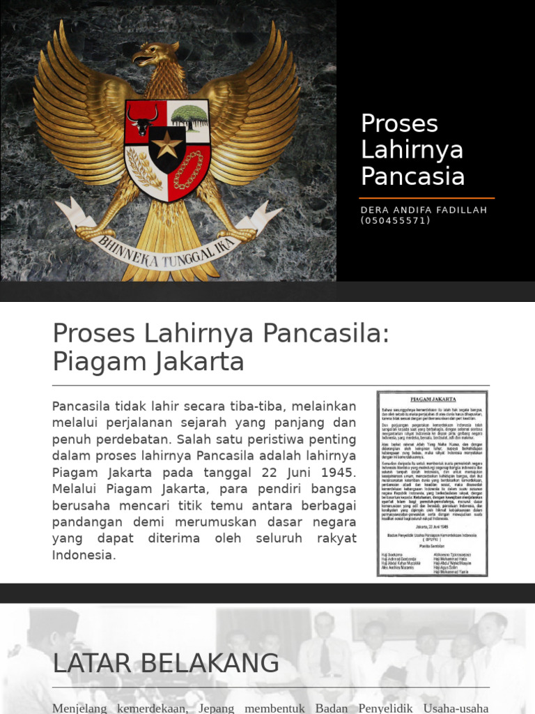 Proses Lahirnya Pancasila | PDF