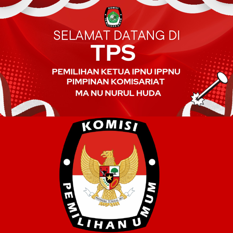 Merah Banner TPS Pemilu Indonesia - 20251113 - 090228 - 0000 | PDF