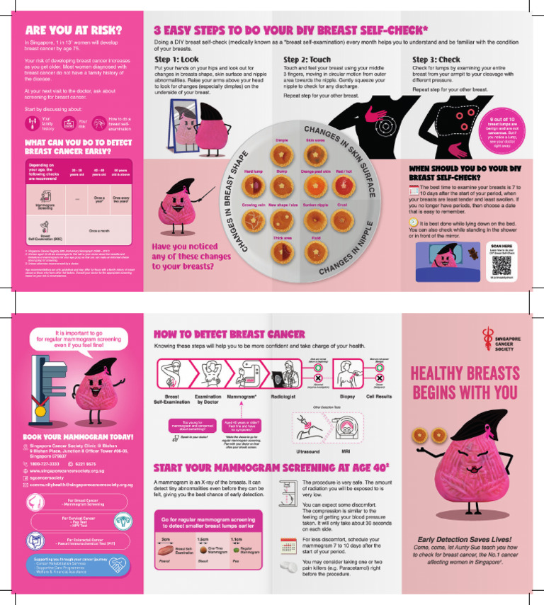 SCS Breast Self Exam Brochure 200721 | PDF