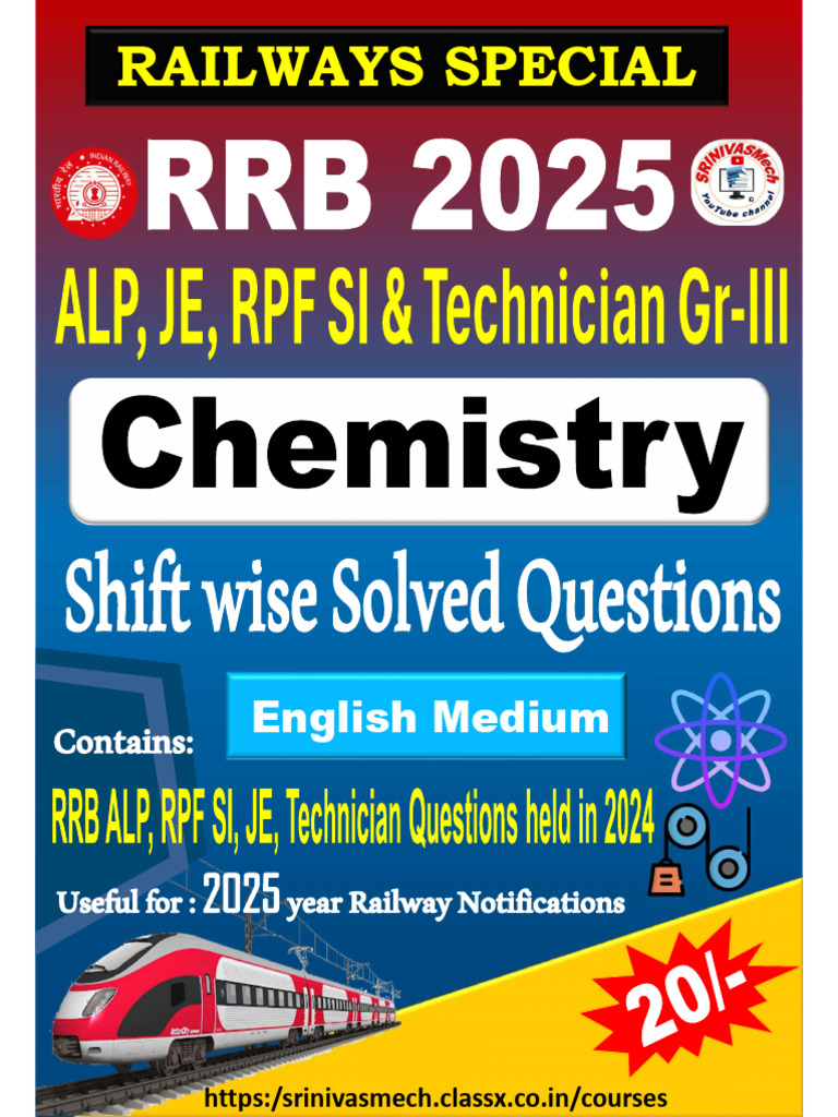 Chemistry Shift Wise English Medium Questions Asked in 2024 by ...