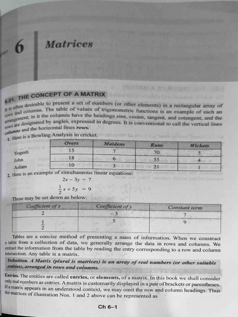 Matrices Book | PDF