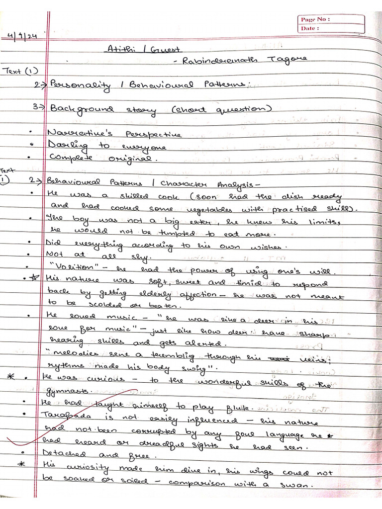 Literature Copy Notes | PDF