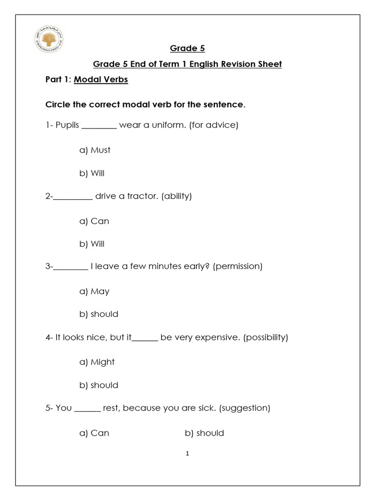 Grammar and Punctuation Revision Sheet | PDF | Sentence (Linguistics ...