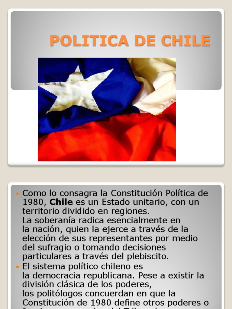 Politica de Chile | PDF | República | Estado (política)