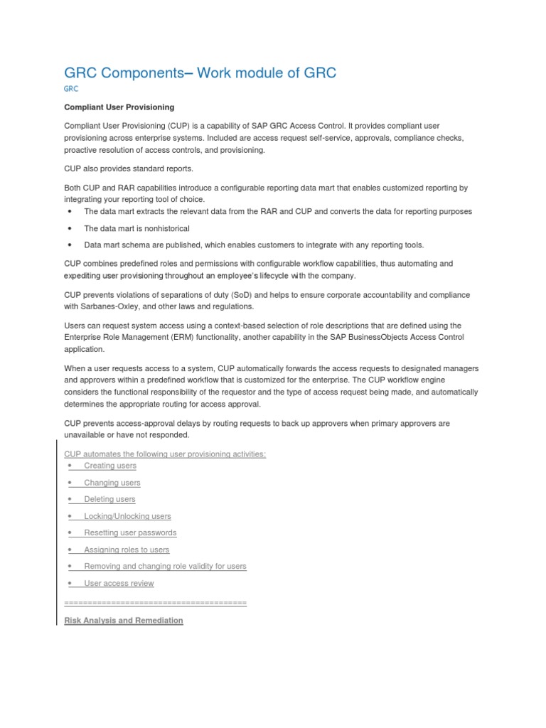 GRC Components | PDF