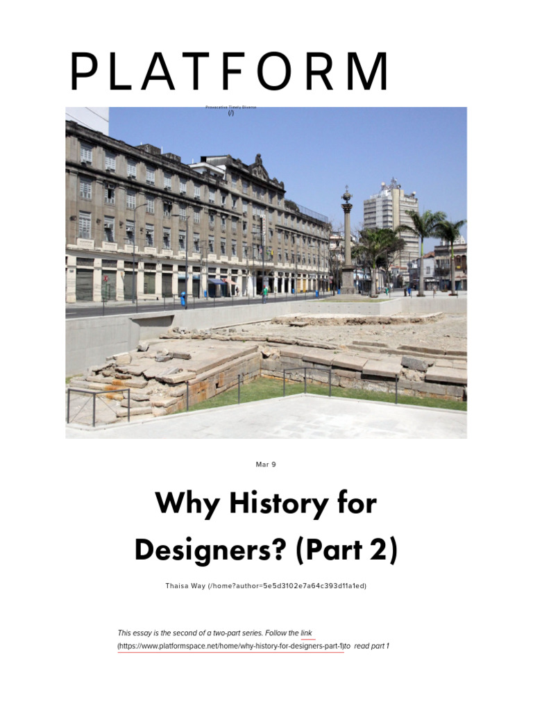 Way 2020 Why+History+for+Designers +%28Part+2%29 | PDF | Liberal Arts ...