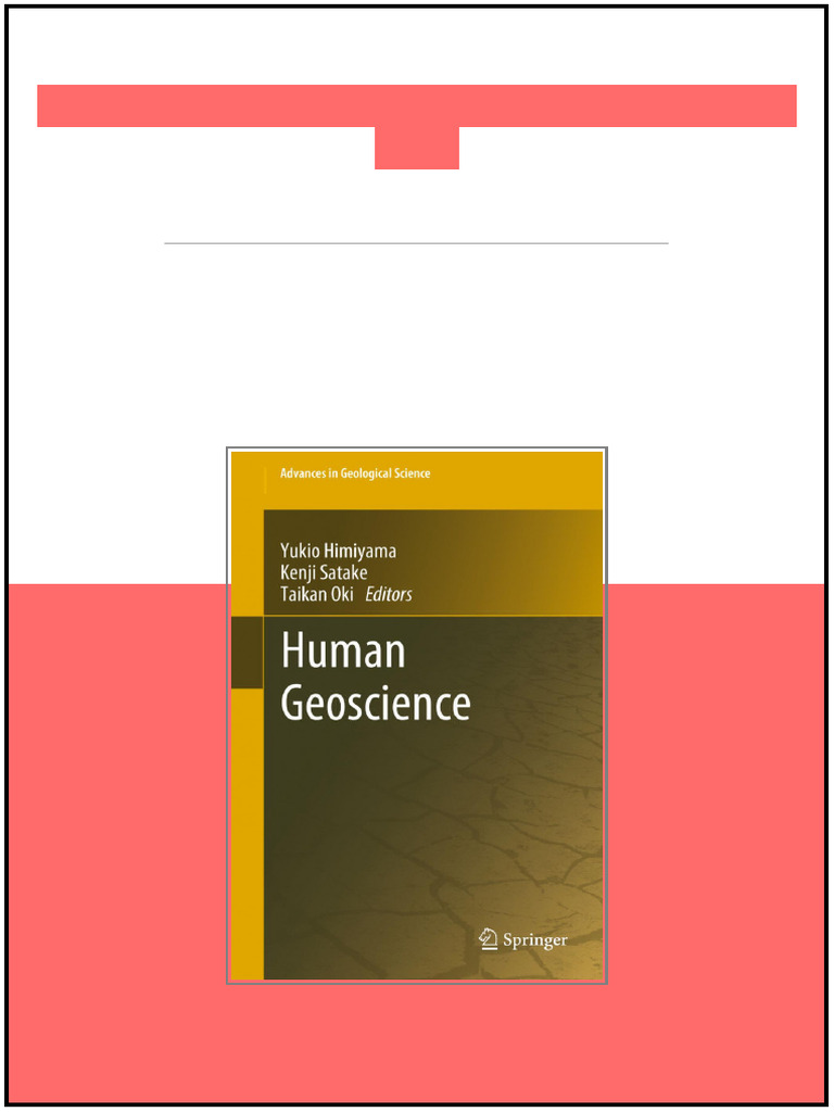 Human Geoscience Yukio Himiyama Online Version | PDF | Earth Sciences ...