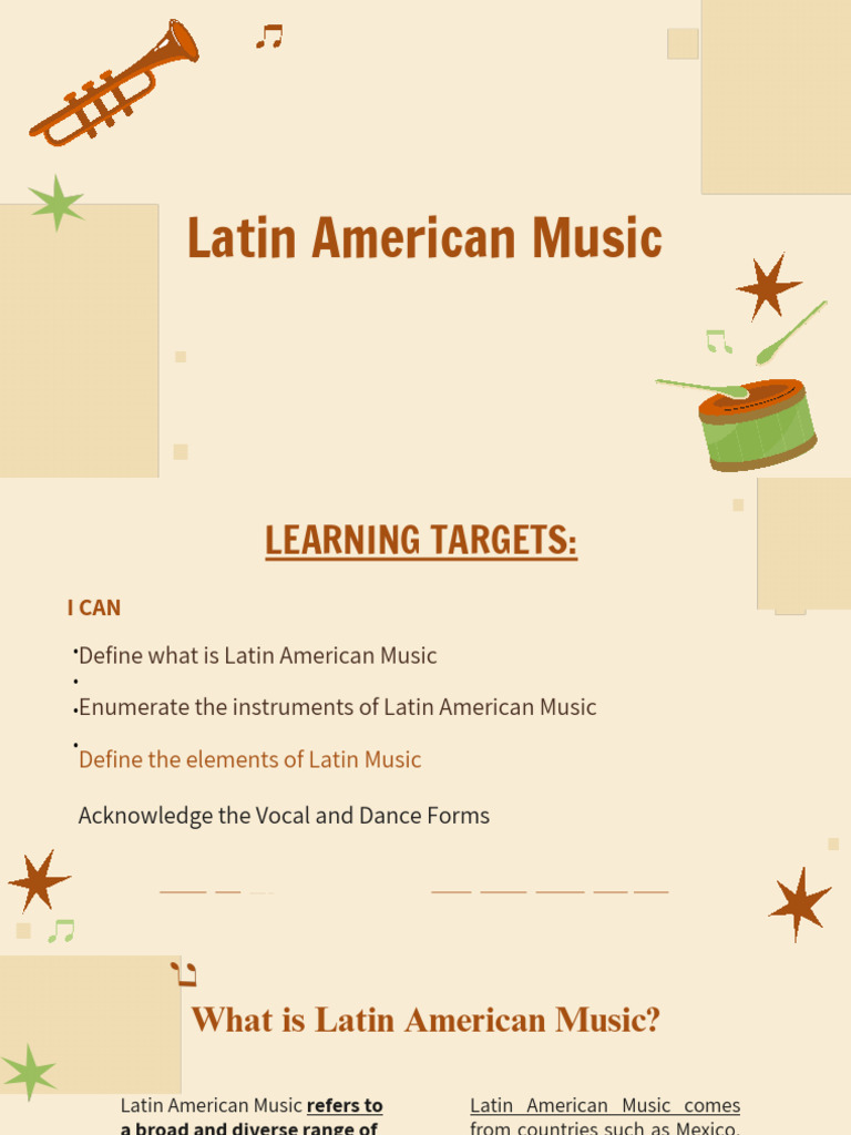Overview of Latin American Music | PDF | Musicology | Performing Arts