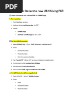 UAN Generation via UMANG App Guide | PDF