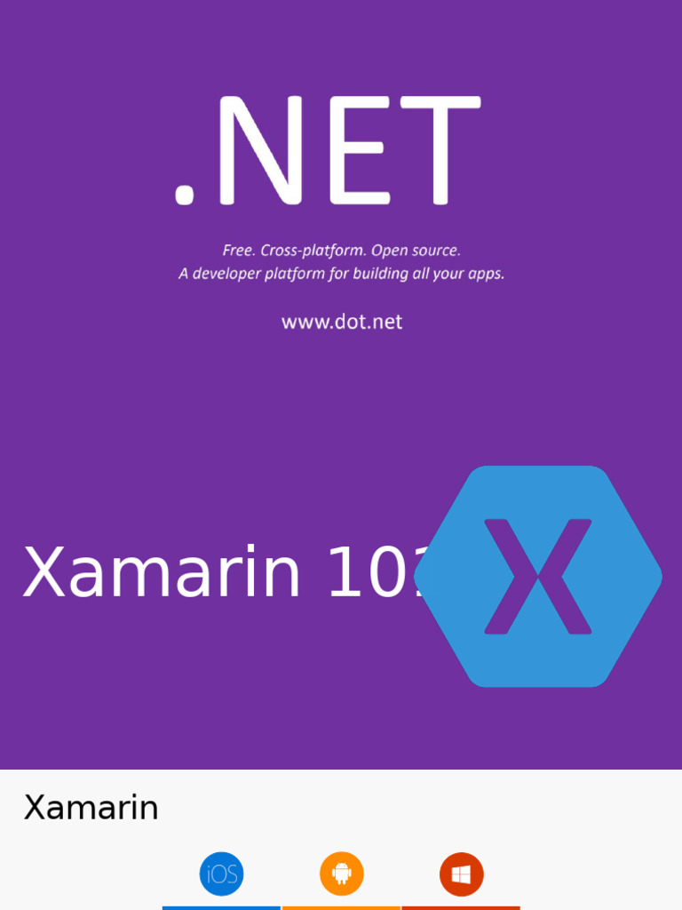 Creating iOS & Android Apps in C# Using Xamarin | PDF