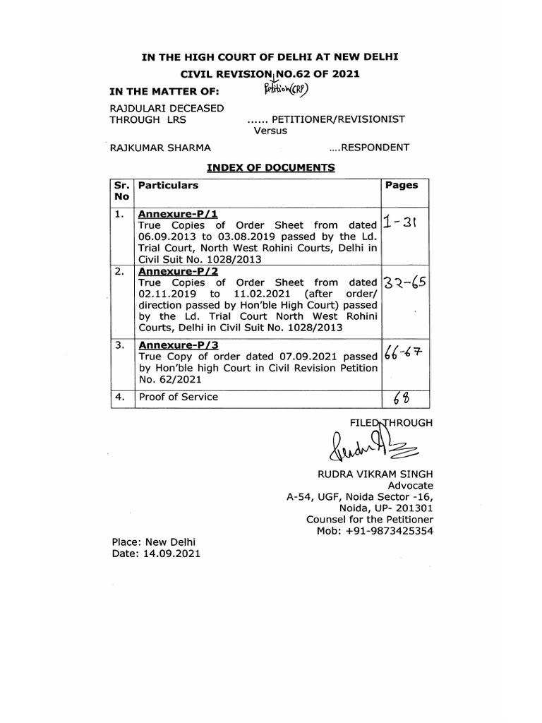 Rajdulari - Addl. Documents (Trial Court Order Sheets) | PDF | Lawsuit ...