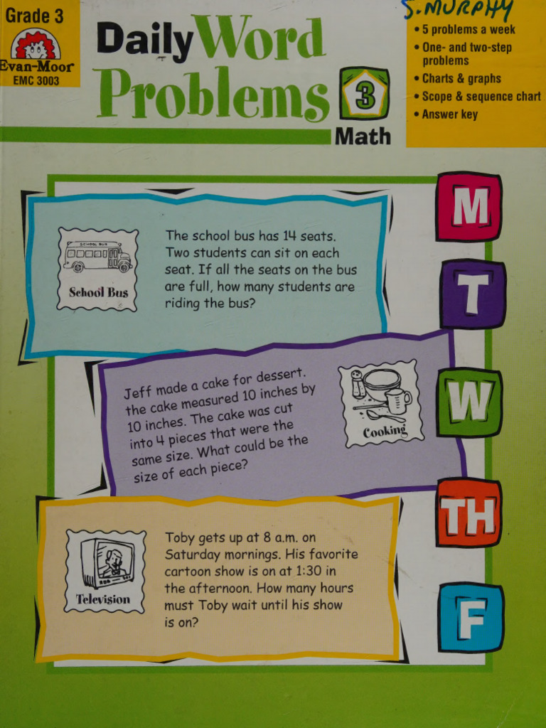 Grade 3 Daily Word Problems - Jill Norris Jo Ellen Moore Sharman Wurst ...