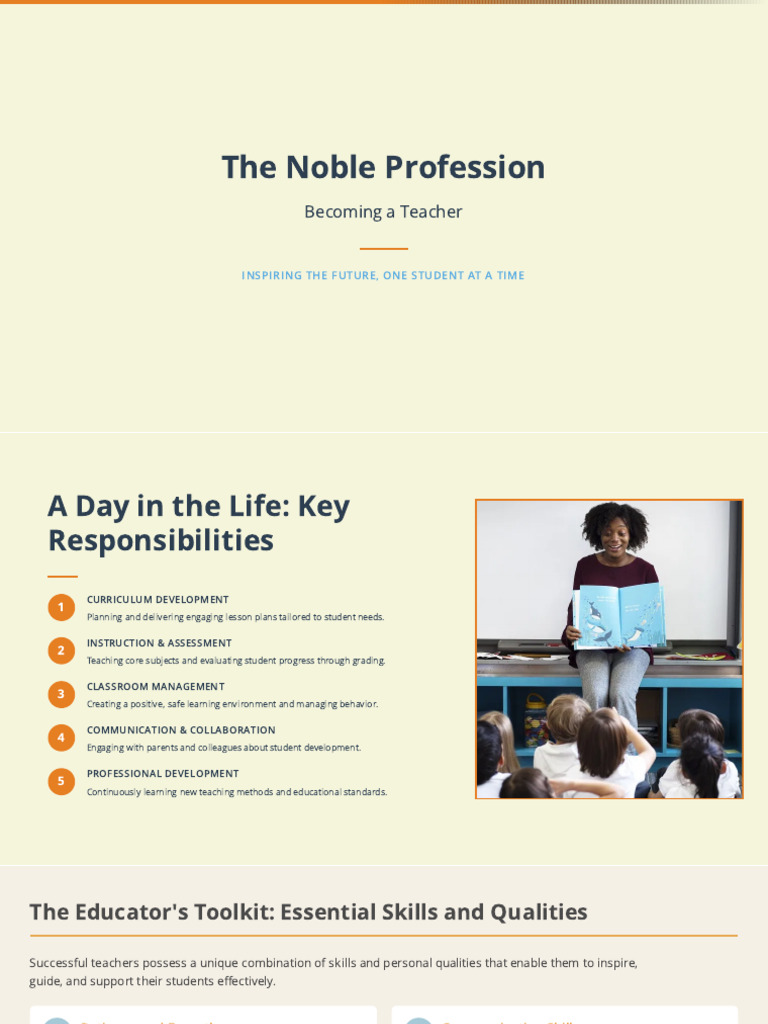 Becoming a Teacher: A Complete Guide | PDF | Teachers | Teaching Method
