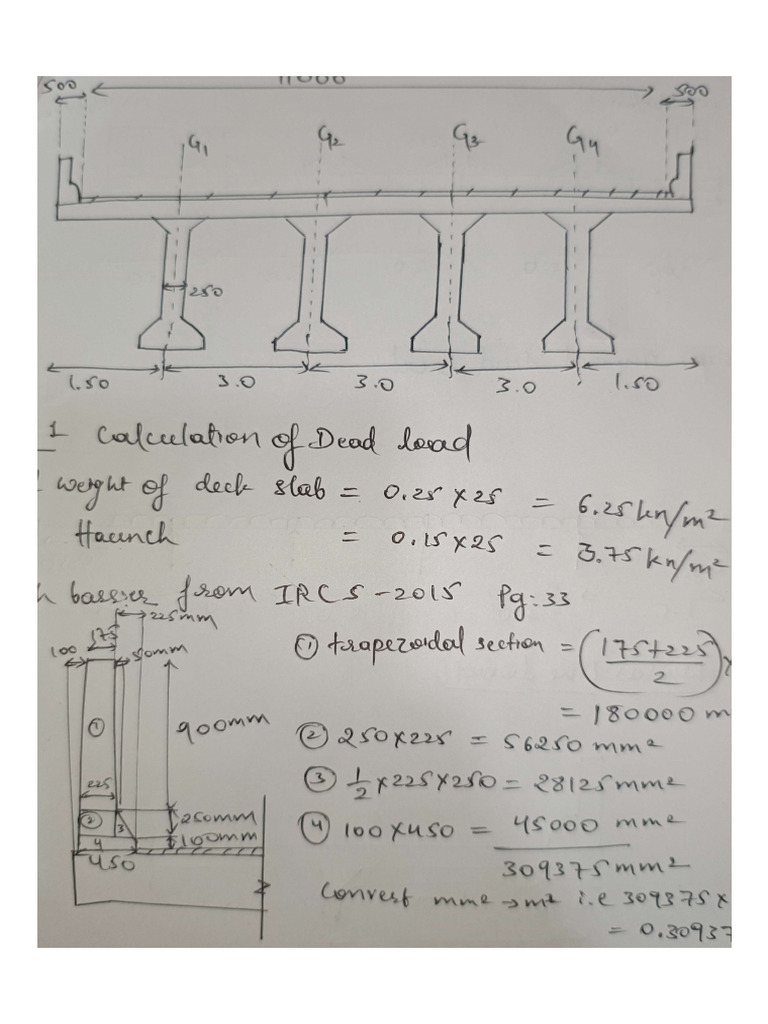 Design of T Beam | PDF