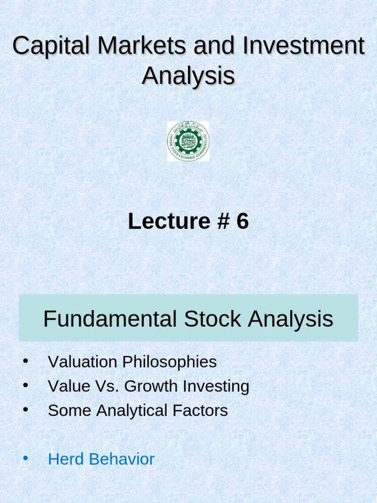 Lesson 05 | PDF | Investing | Dividend