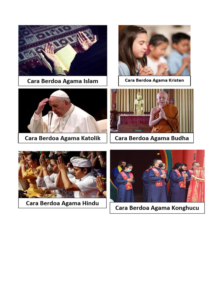 Cara Berdoa Agama-Agama | PDF