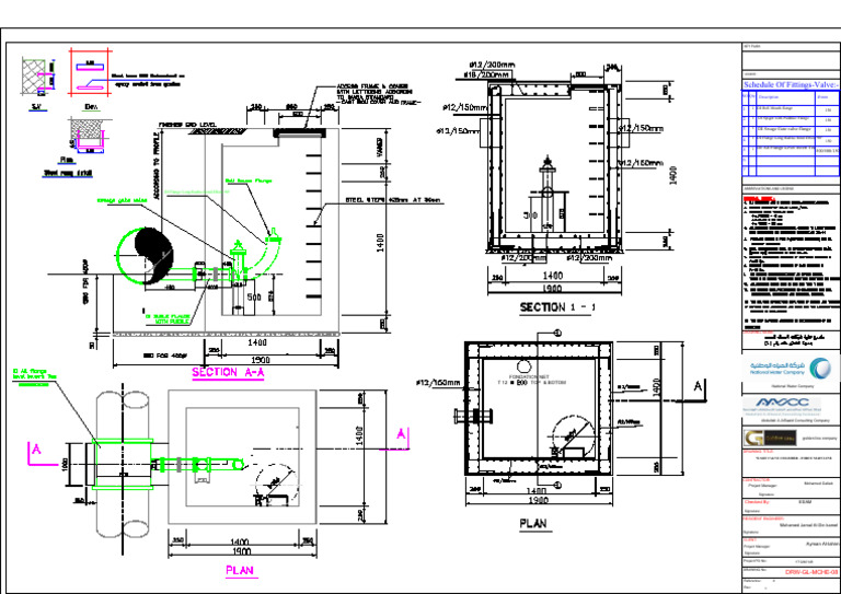 Wash Valve Chamber-Model | PDF | Plumbing | Hydraulics