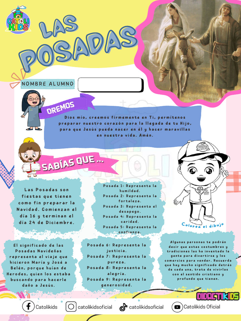 Actividades y Reflexiones de Posadas | PDF | María, madre de Jesús ...