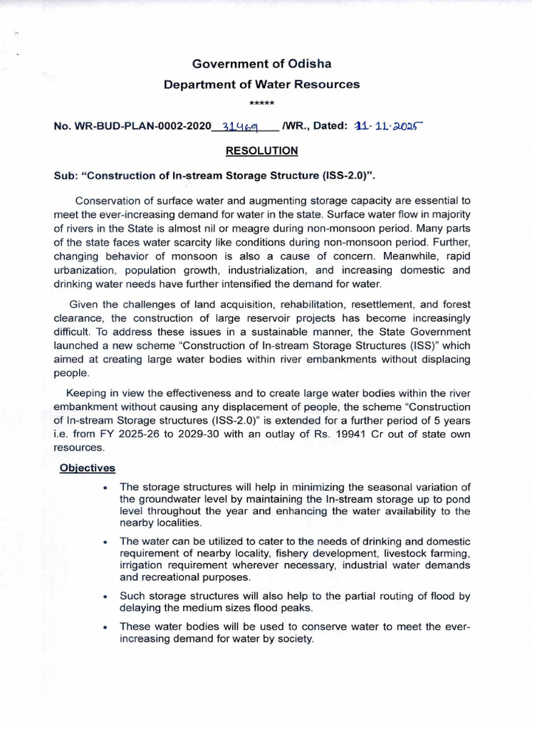 Construction of Instream Storage Structure | PDF