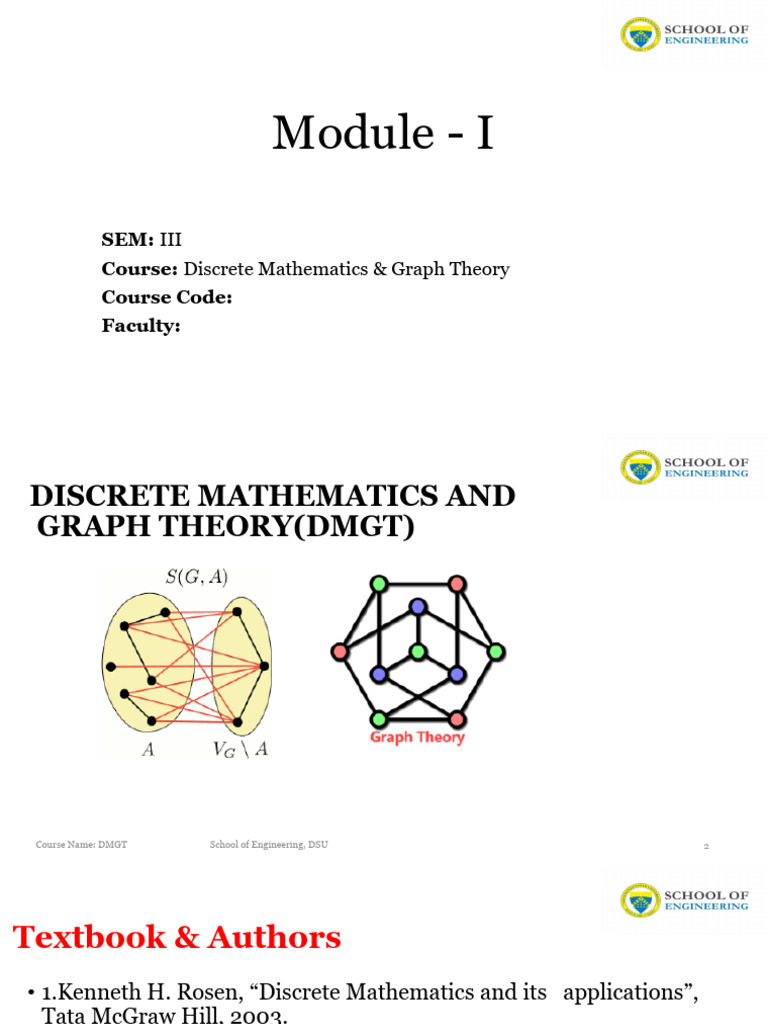 Module 1 Part 1 DMGT | PDF | Set (Mathematics) | Mathematics