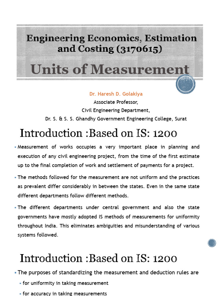 Modes of Measurement | PDF | Brick | Concrete
