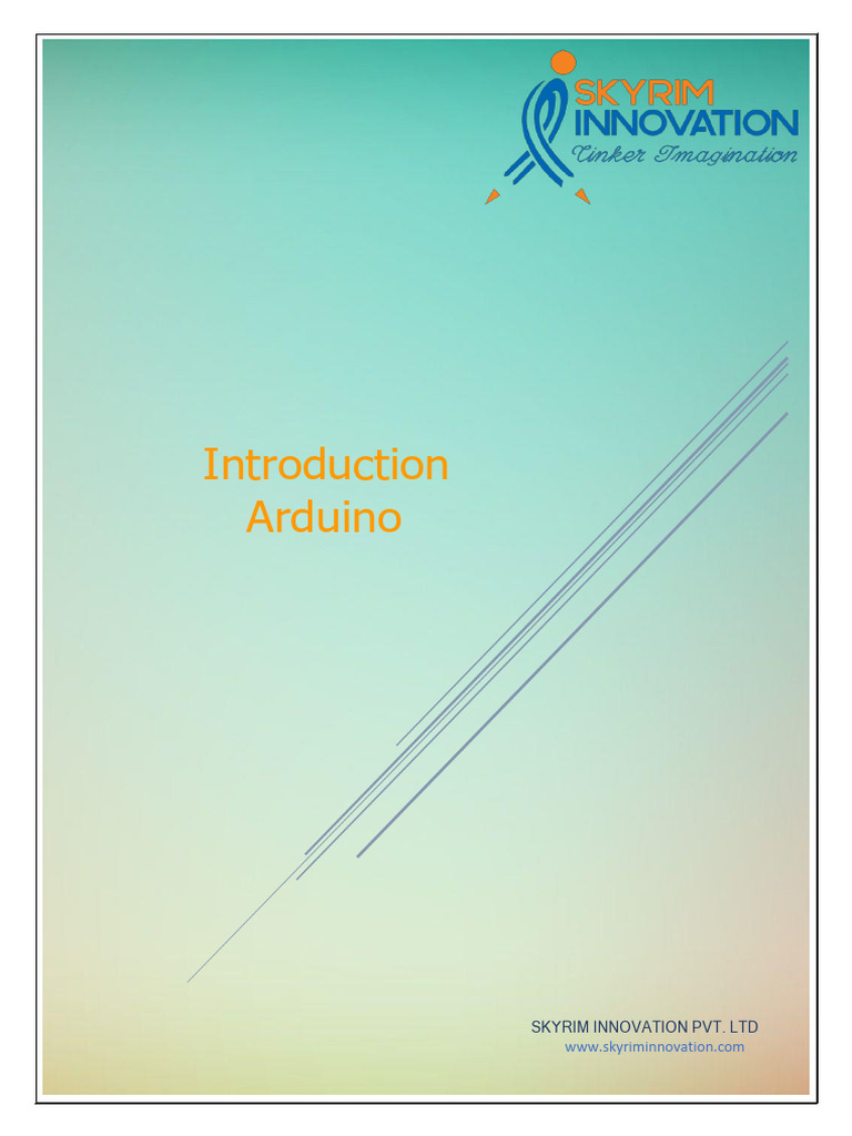 01 Introductionarduino1677007914655 | PDF | Arduino | Computer Programming