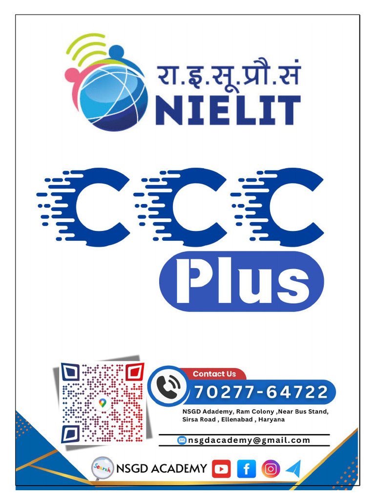 NIELIT CCC Plus Hindi PDF | PDF