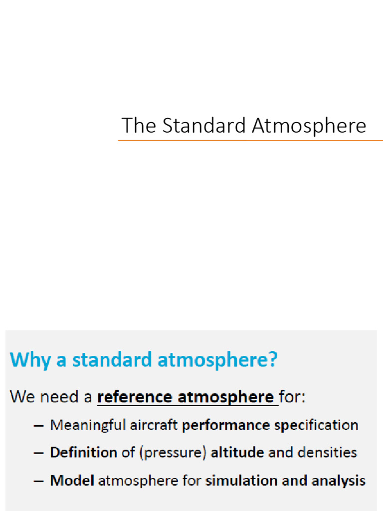 2 The Standard Atmosphere | PDF