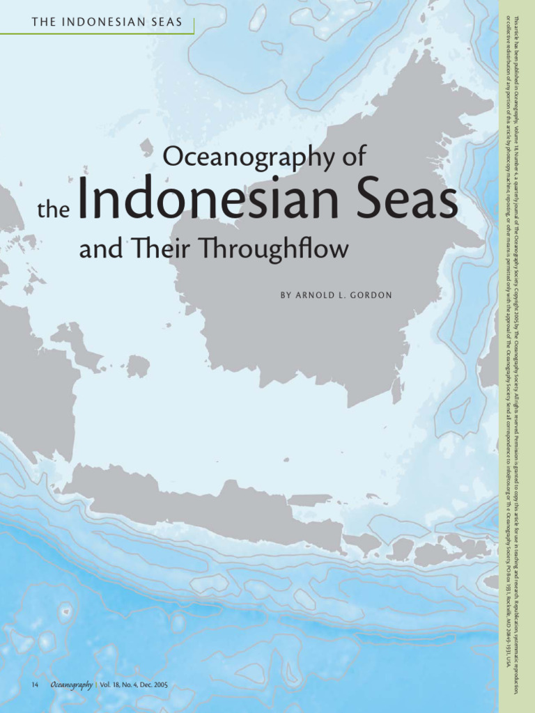 Indonesian Seas and Ocean Heat Flux | PDF | Oceans | Indian Ocean