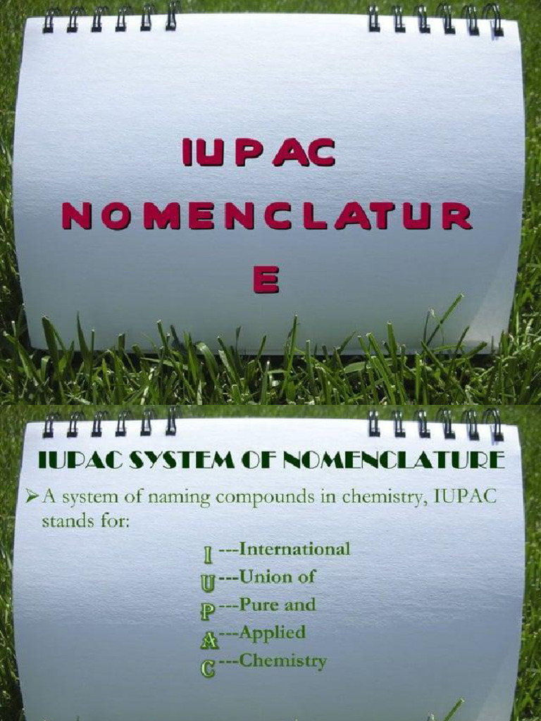 IUPAC Nomenclature | PDF