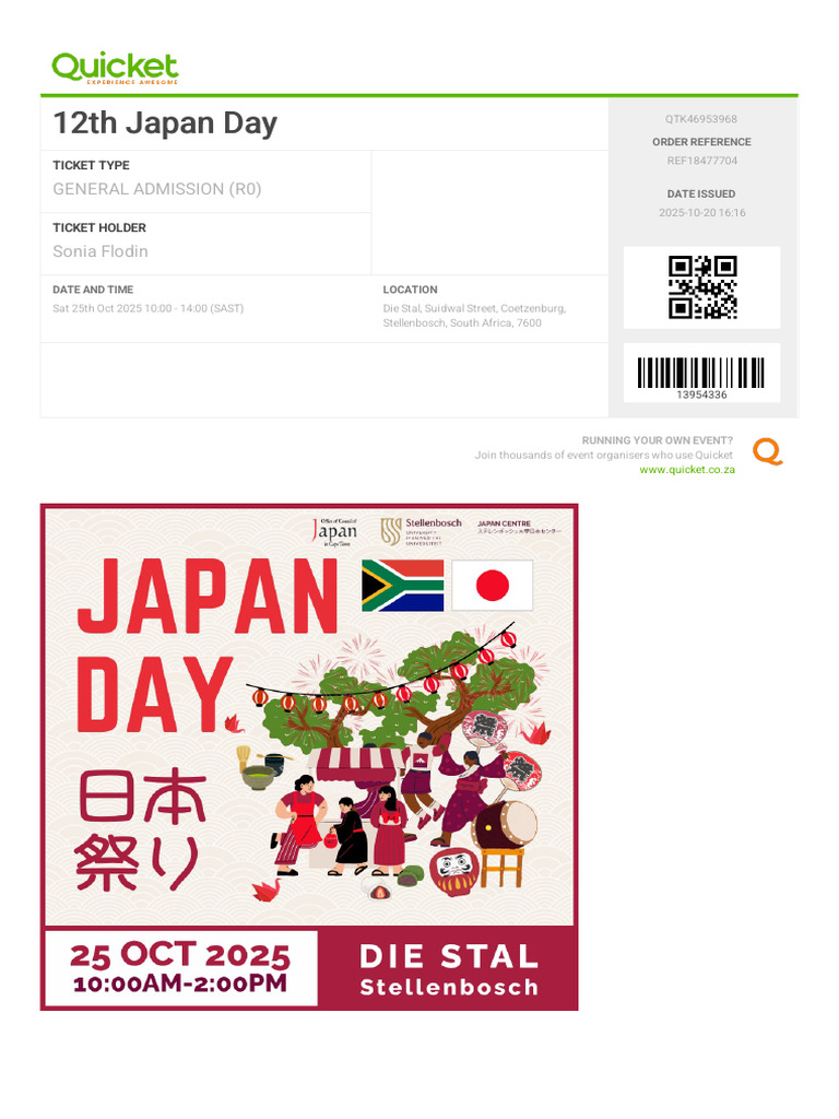 Japan Day 2025 in Stellenbosch | PDF