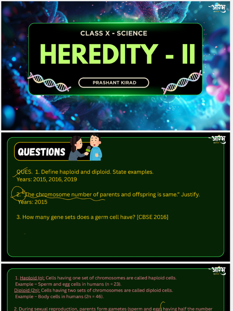 Heredity L2 | PDF