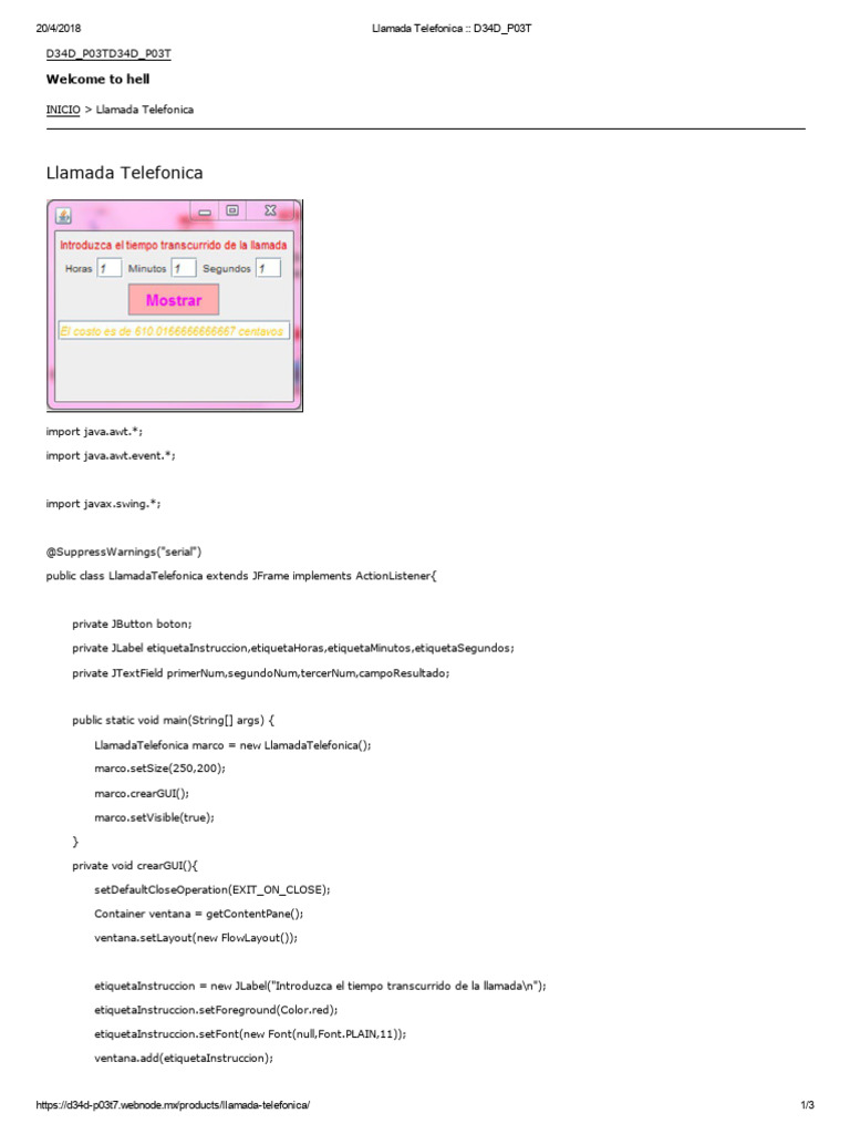 15 Llamada Telefonica __ D34D_P03T | PDF