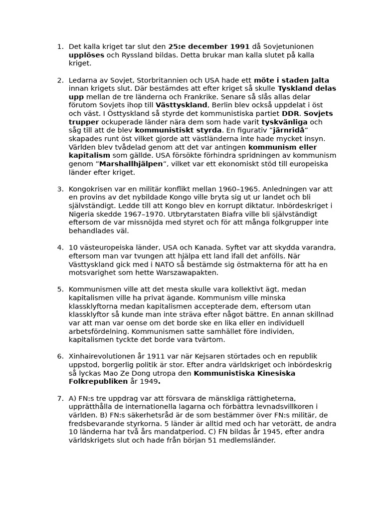 History in swedish | PDF
