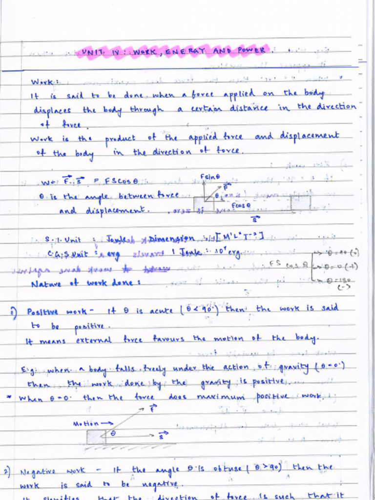 5.Chapter 6 Work Energy Power and Collision (1) | PDF
