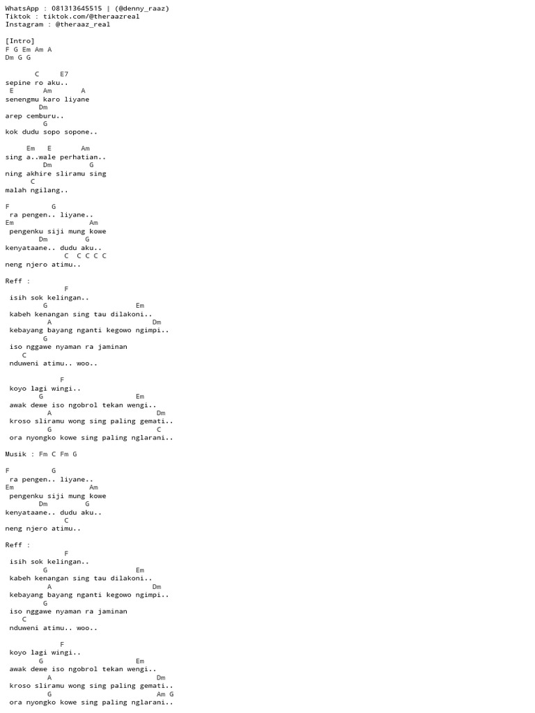 Dumes Chord | PDF