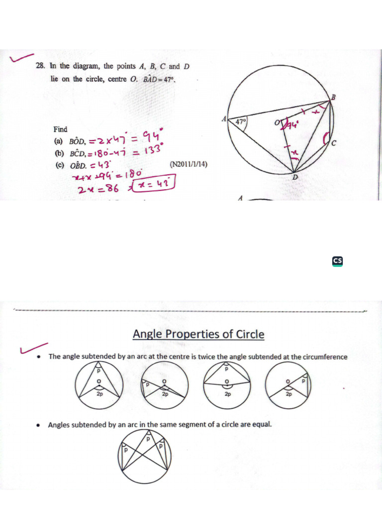 Properties of Circle | PDF