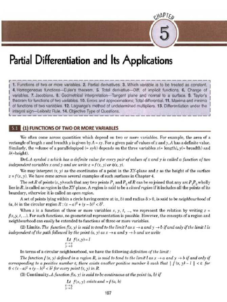 Partial Diif Part 1 Module 1 | PDF
