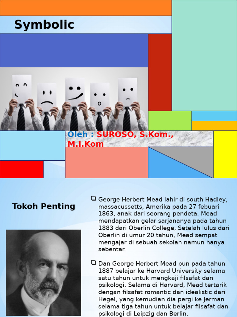 Teori Interaksi Simbolik Mead dan Goffman | PDF