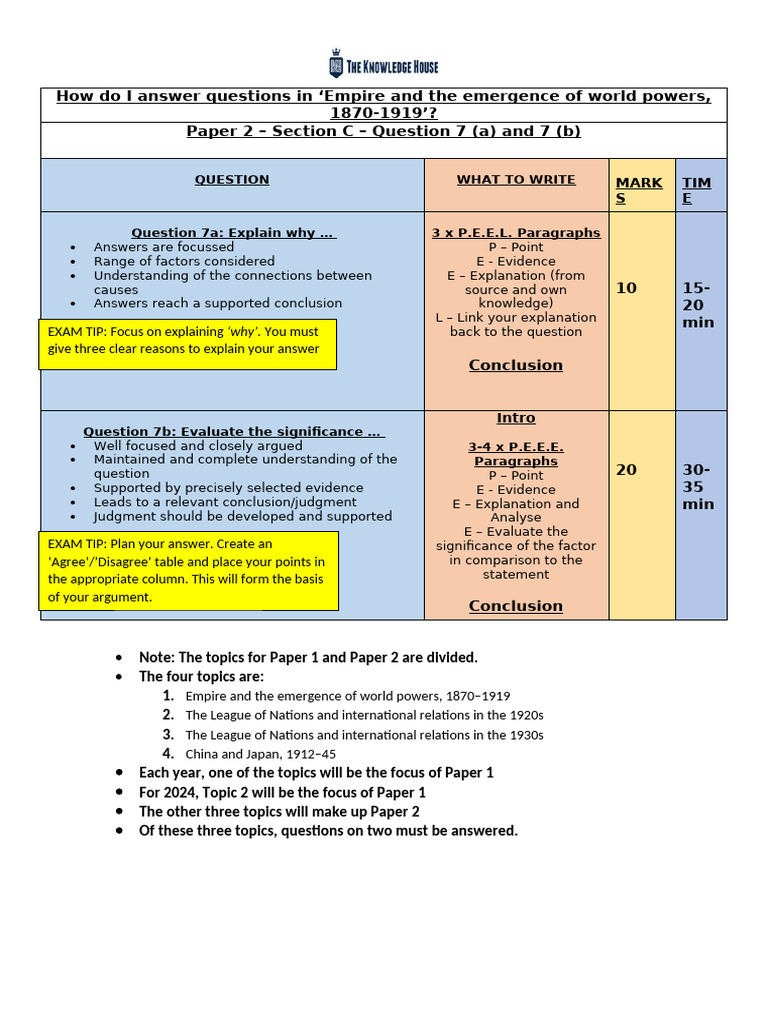 How To Answer Questions On Paper 2 | PDF | Epistemology