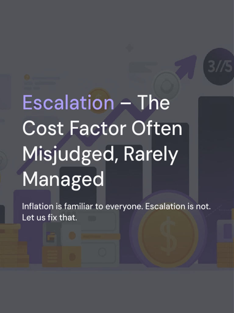 Escalation | PDF | Consumer Price Index | Inflation