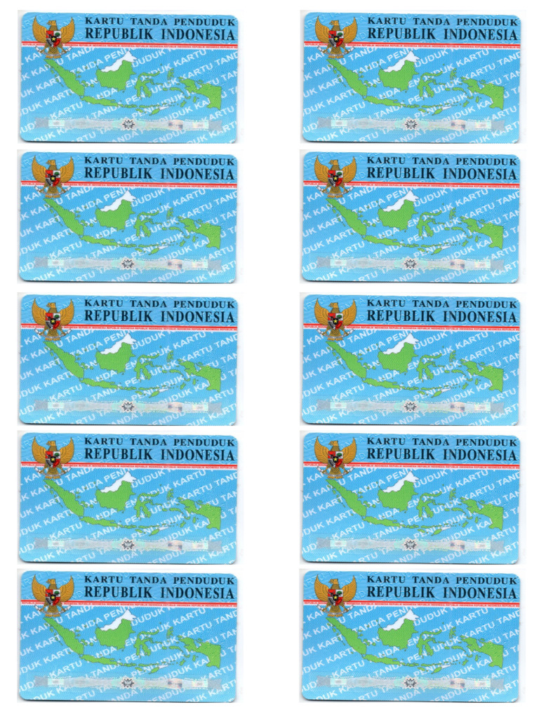 Cetak Ktp Bolak Balik | PDF