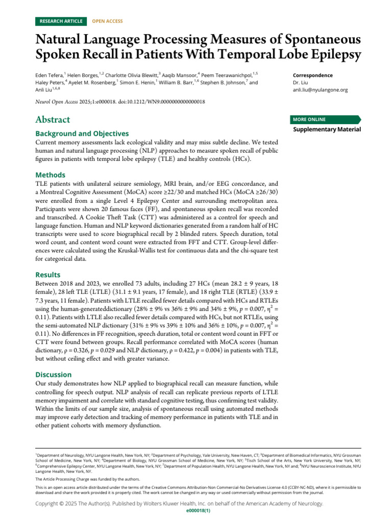 Tefera Et Al 2025 Natural Language Processing Measures of Spontaneous ...