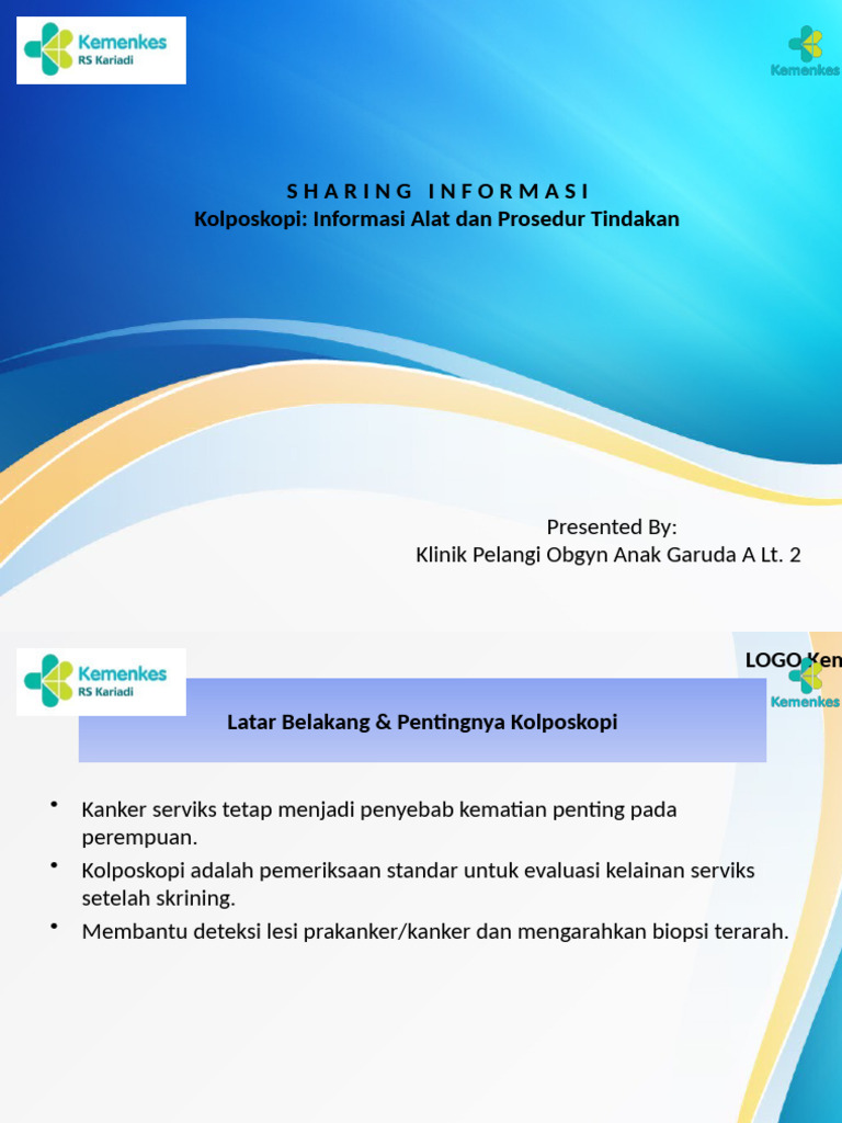 Panduan Kolposkopi: Prosedur dan Manfaat | PDF