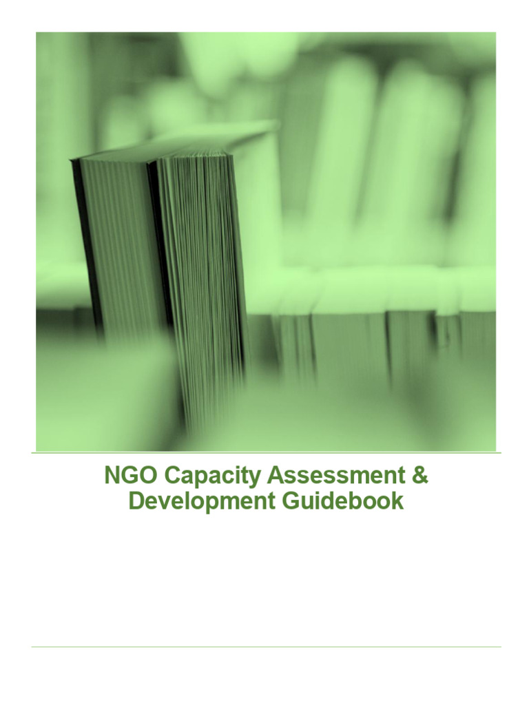 NGO Capacity Assessment and Development Guidebook | PDF | Non ...