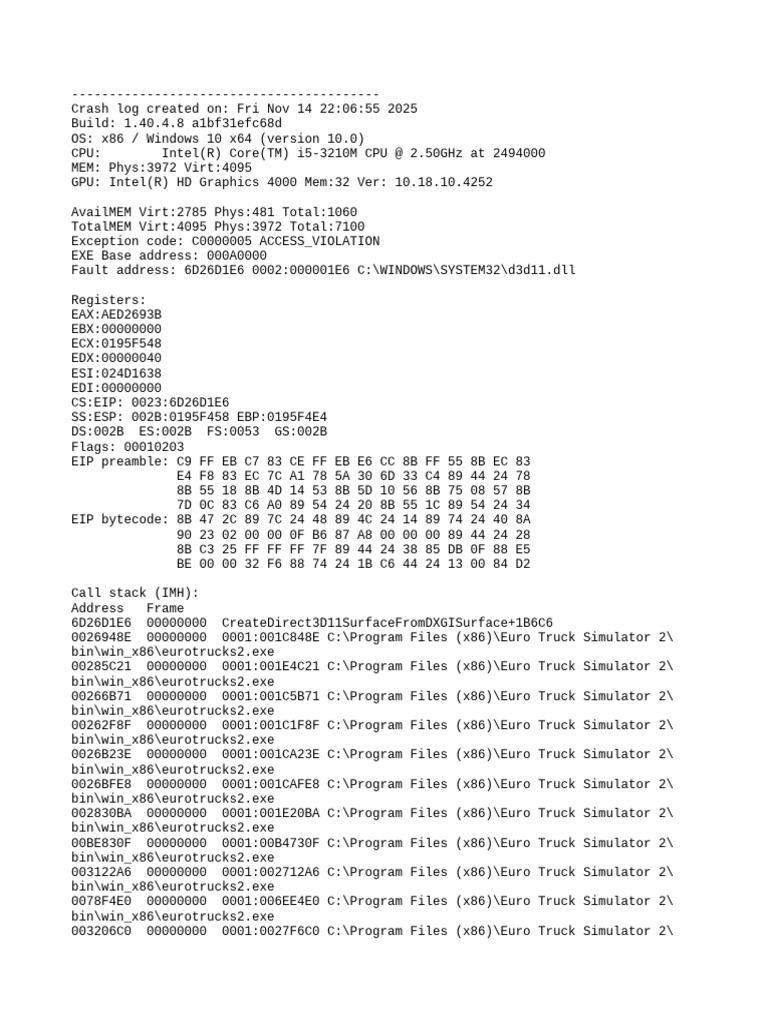 Game.crash | PDF | Computing | System Software