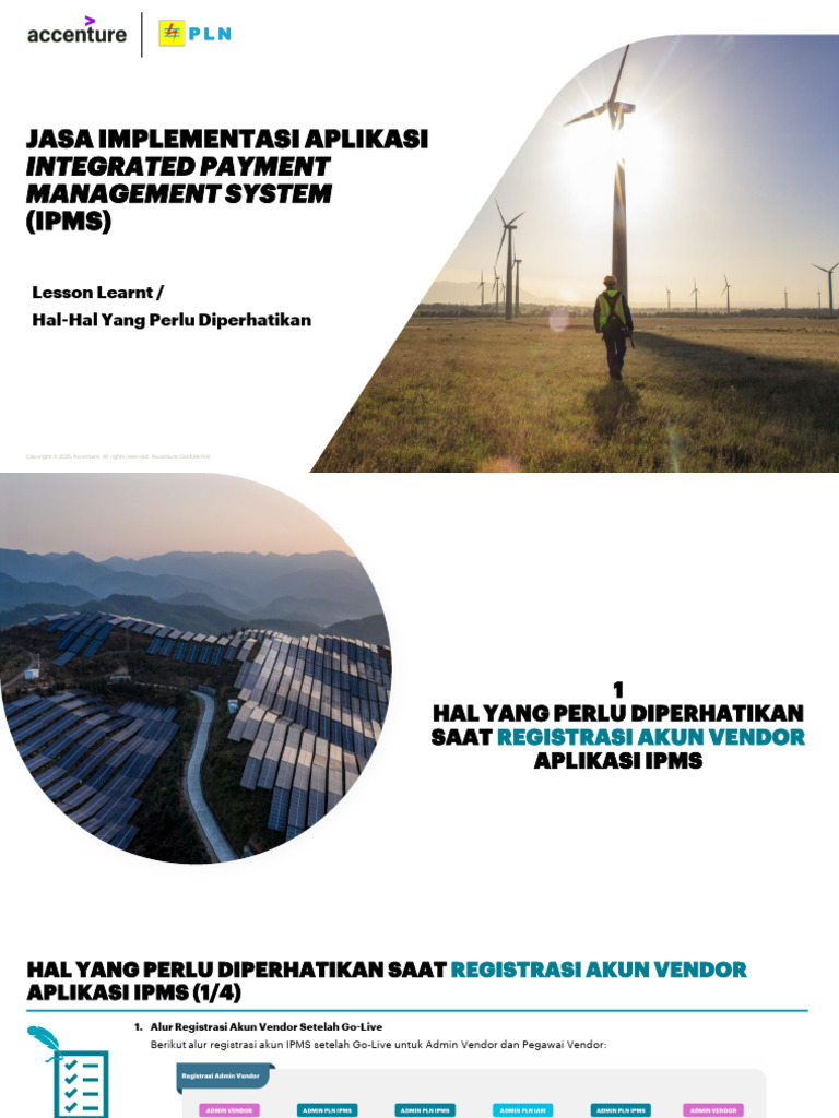 PLN - IPMS - CM - Lesson Learnt & Hal-Hal Yang Perlu Diperhatikan - v100 | PDF