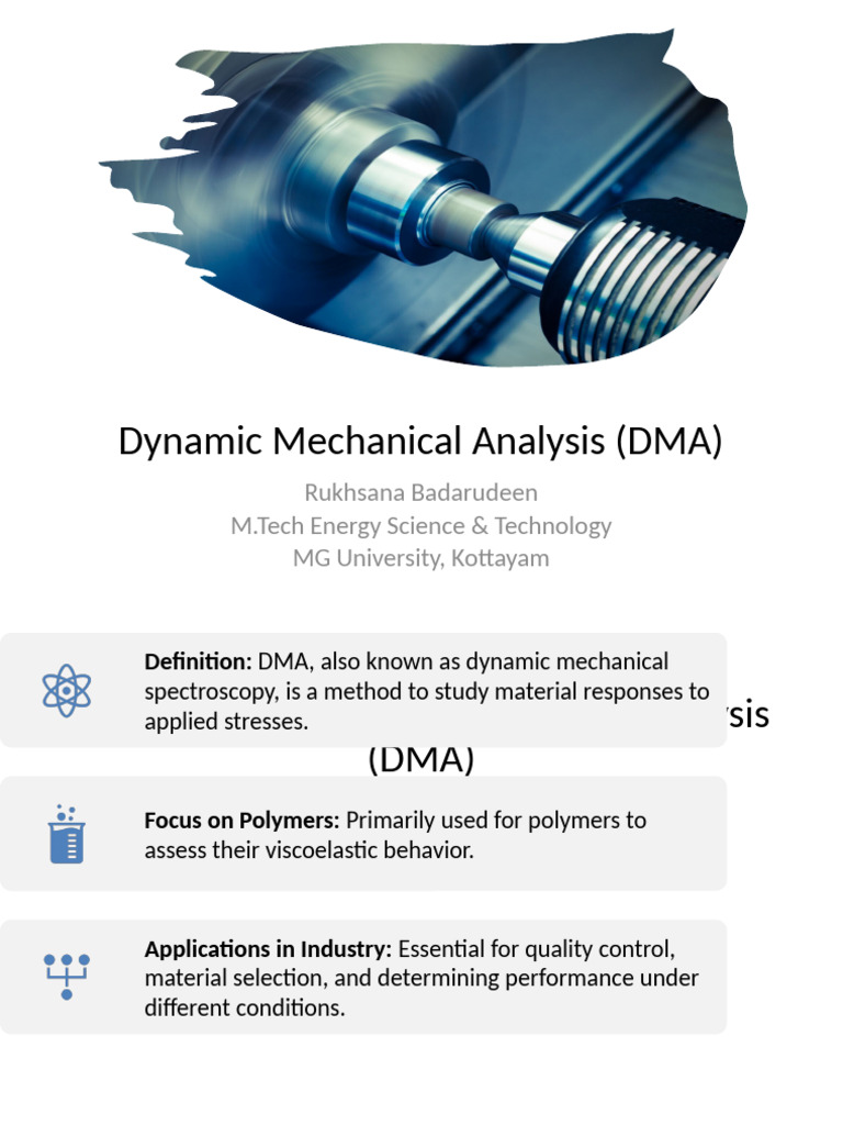 Dynamic Mechanical Analysis of Polymers | PDF | Young's Modulus ...