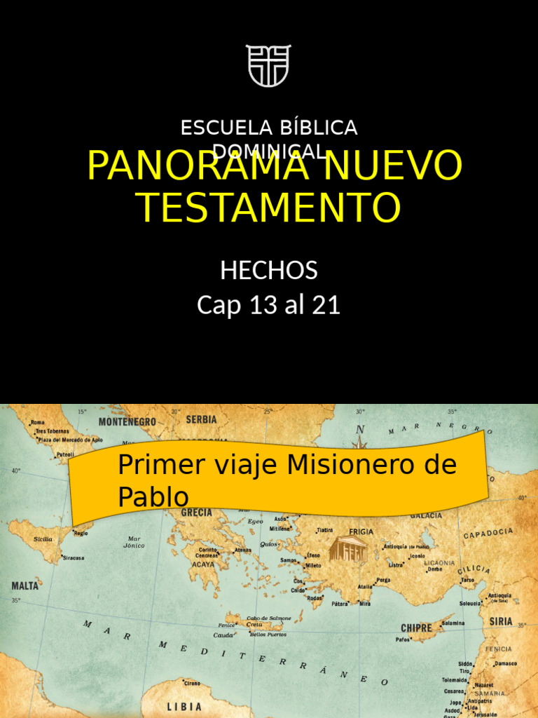 Primeros Viajes Misioneros de Pablo | PDF | Pablo el apóstol | Bernabé